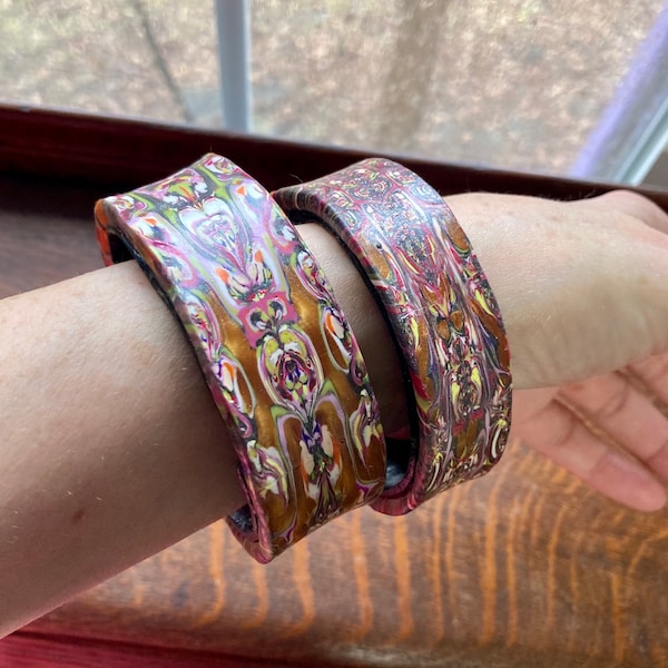Polymer Clay Bangle - Etsy