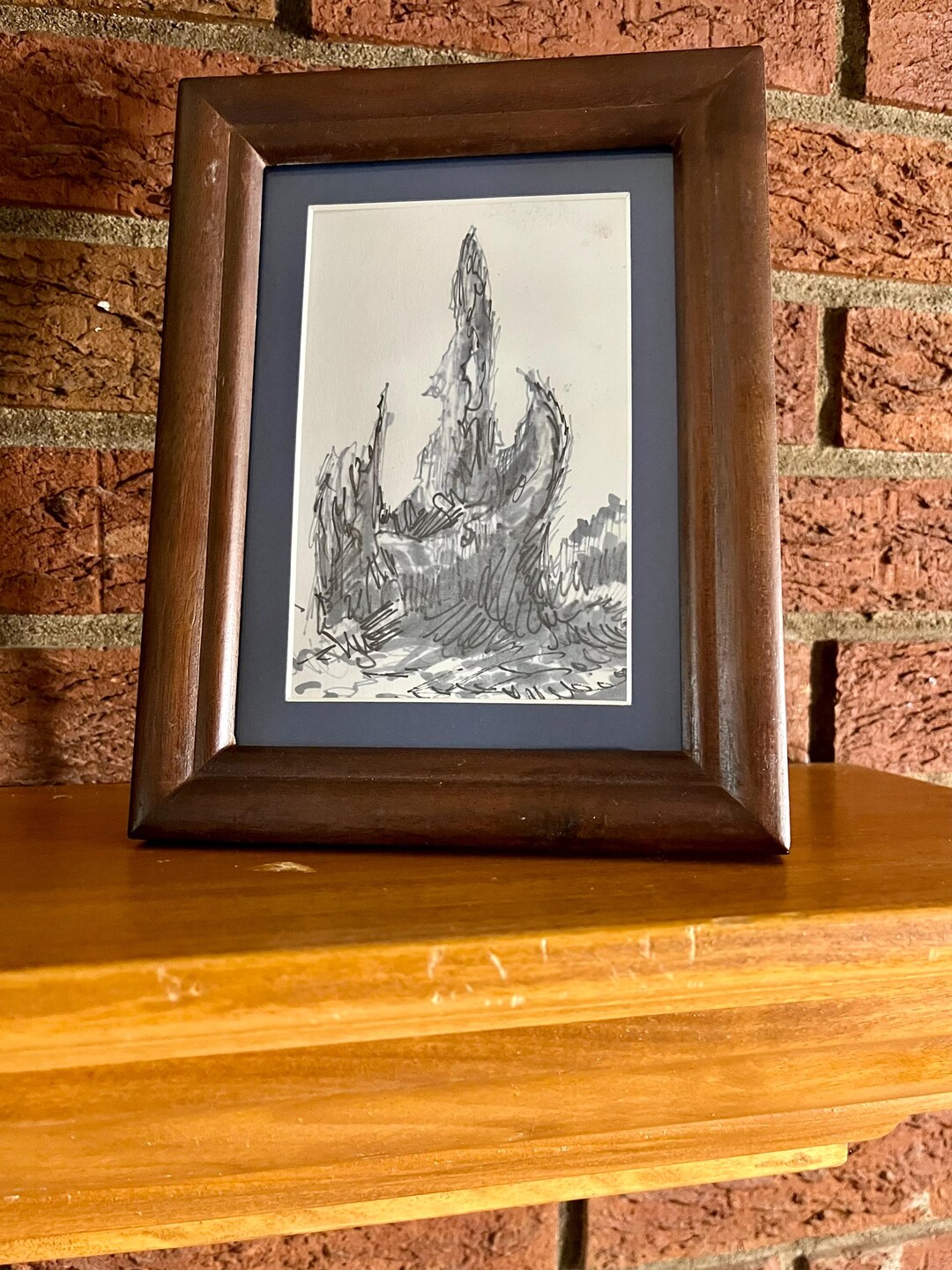 Multi Media Pen and Ink Drawing - Etsy