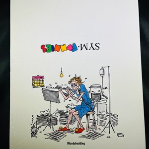 Three Symfunnies Flute Greeting Cards Woodshedding - Etsy UK