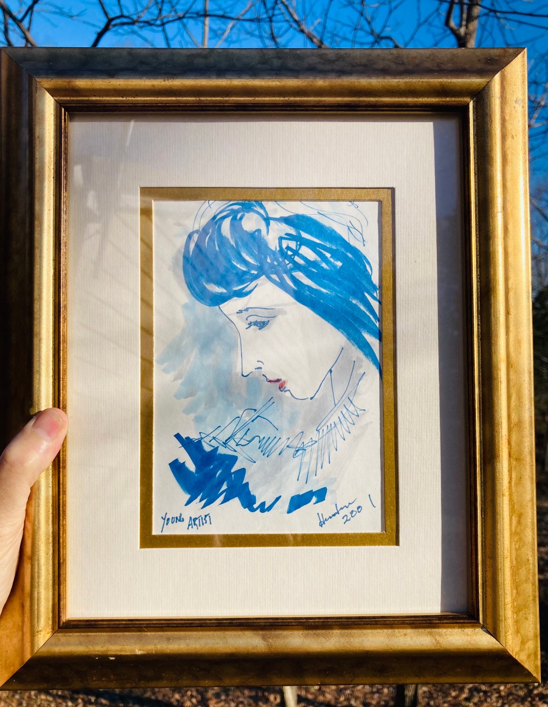 Original Ink Marker Drawing by Robert Herndon - Etsy