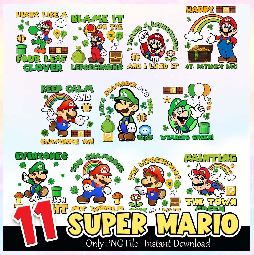 Mario PNG, Mario Birthday Png, Super Mario Bros Clipart, Mario Name Age ...