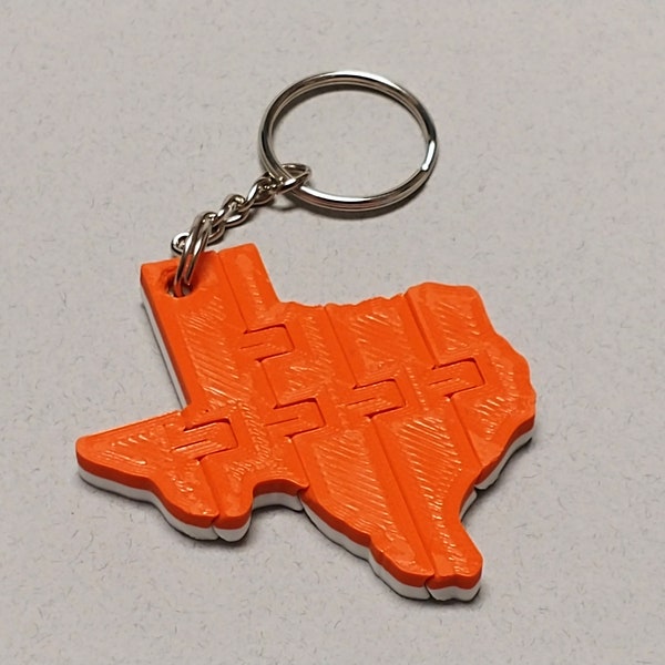 3d Printed State Keychain - Etsy