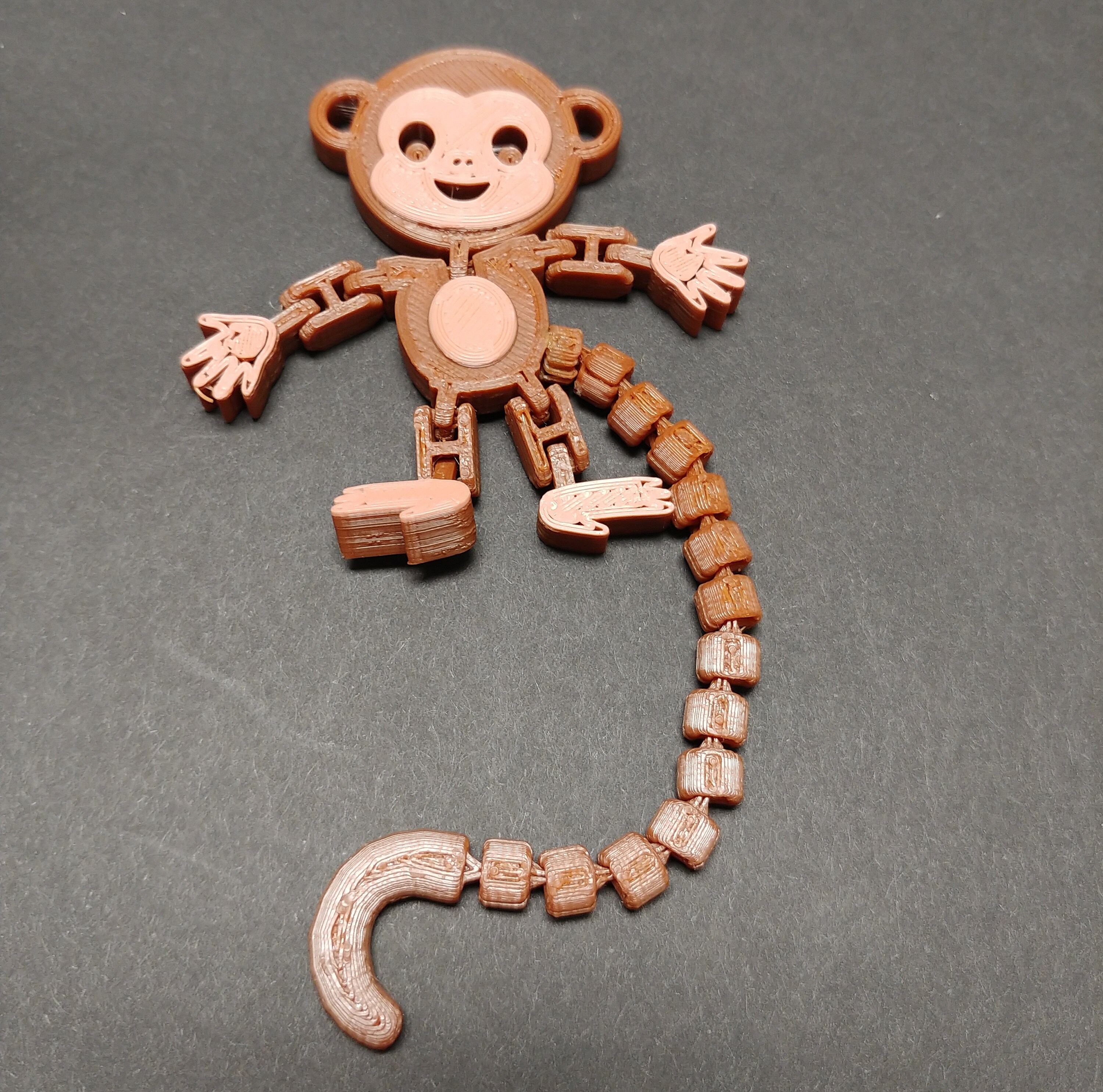 Cute Flexi Monkey, Flexible Toy, Fidget Toy - Etsy