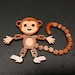 Cute Flexi Monkey, Flexible Toy, Fidget Toy - Etsy