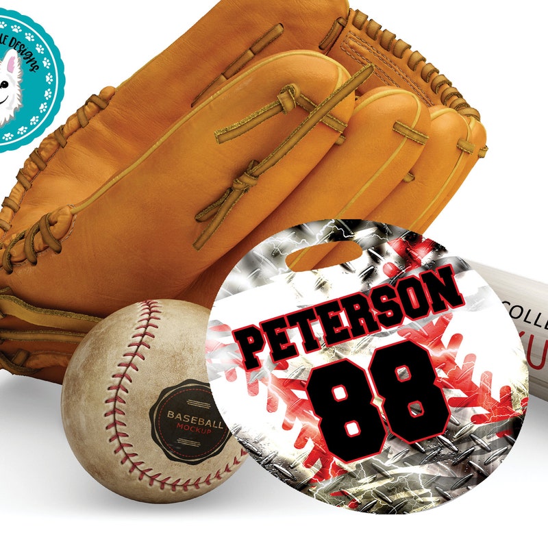 Baseball Bag Tag - Etsy