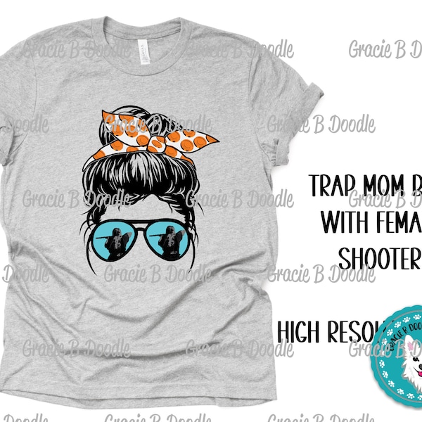 Trap Shooter Mom Svg - Etsy