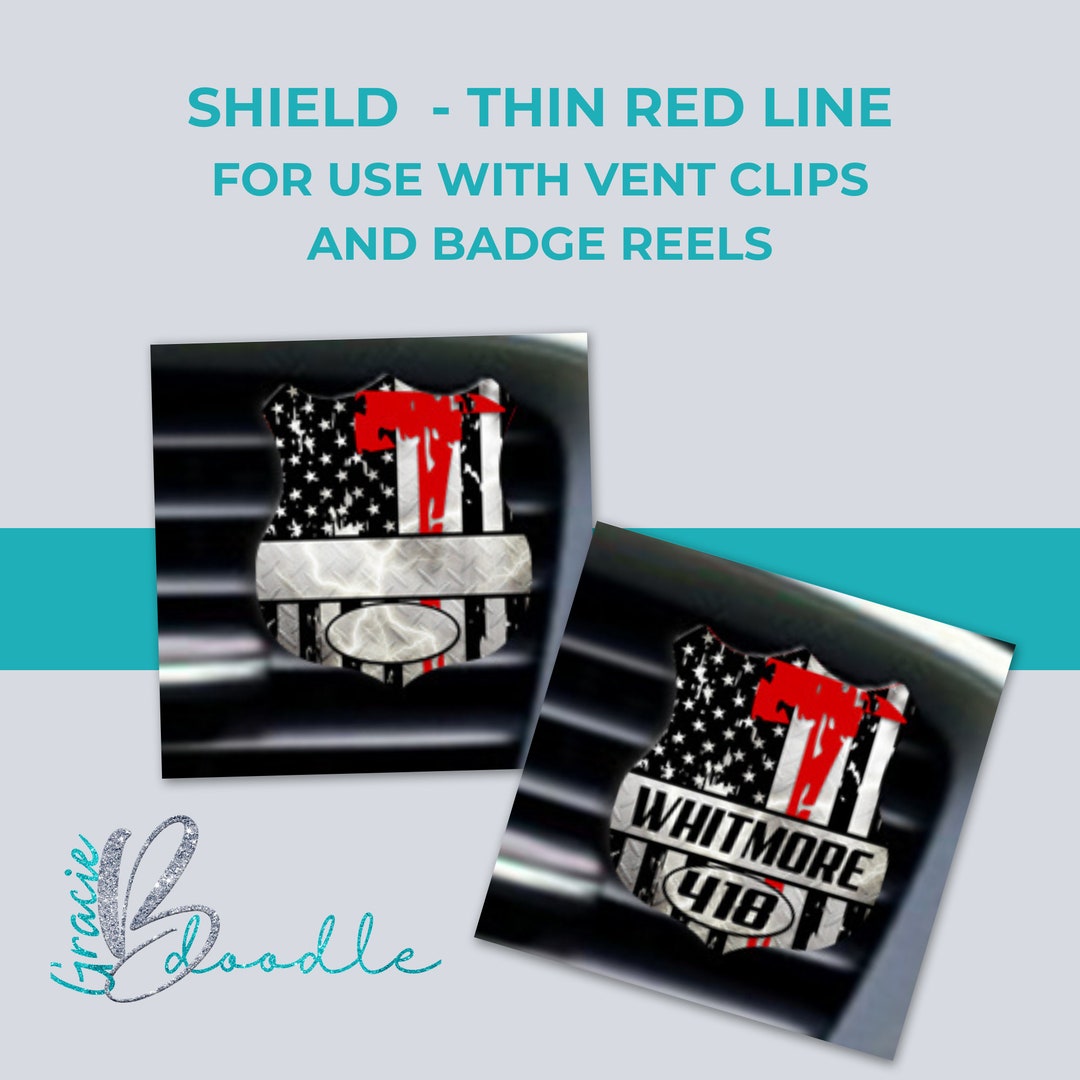 Thin Red Line Shield: Grunge Flag, Ax (PNG Digital Download) - Etsy ...