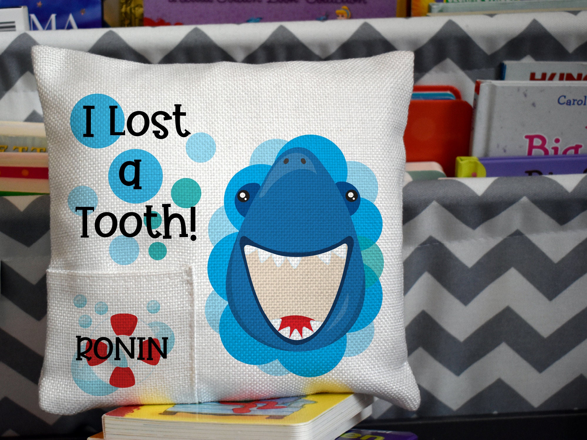 Sublimation Clipart Tooth Fairy Pillow SHARK Tooth Fairy - Etsy