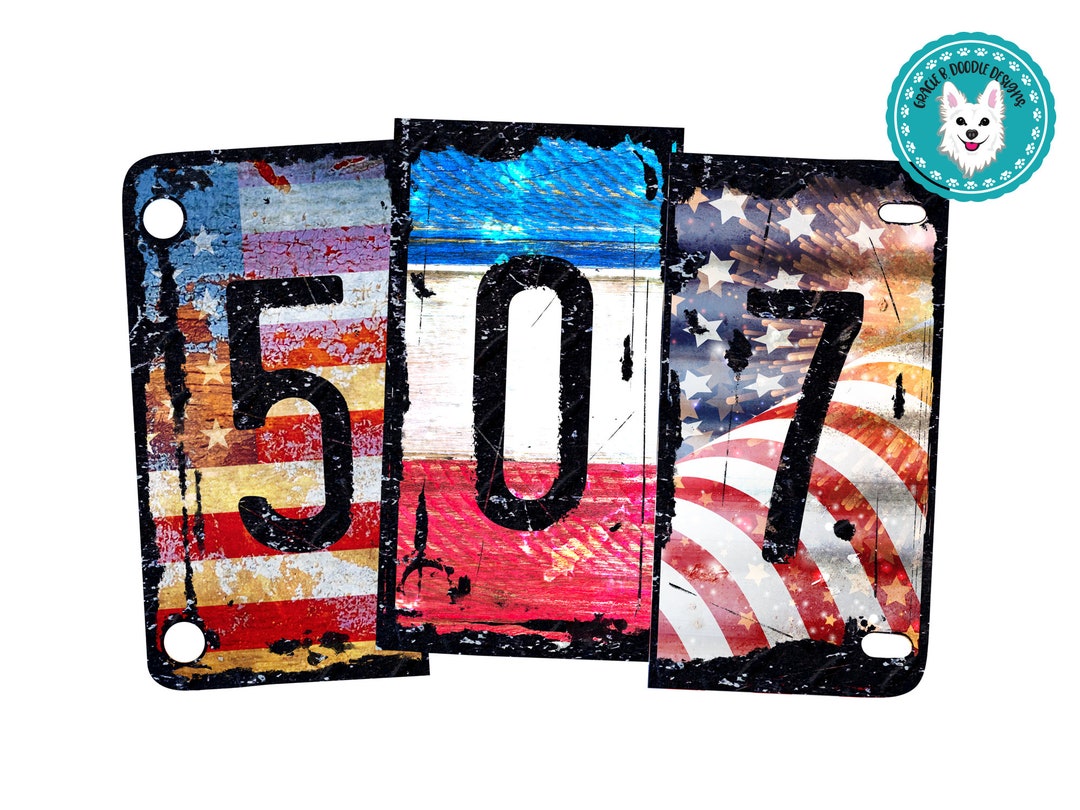 Custom Area Code License Plate Graphic (digital Download) - Etsy