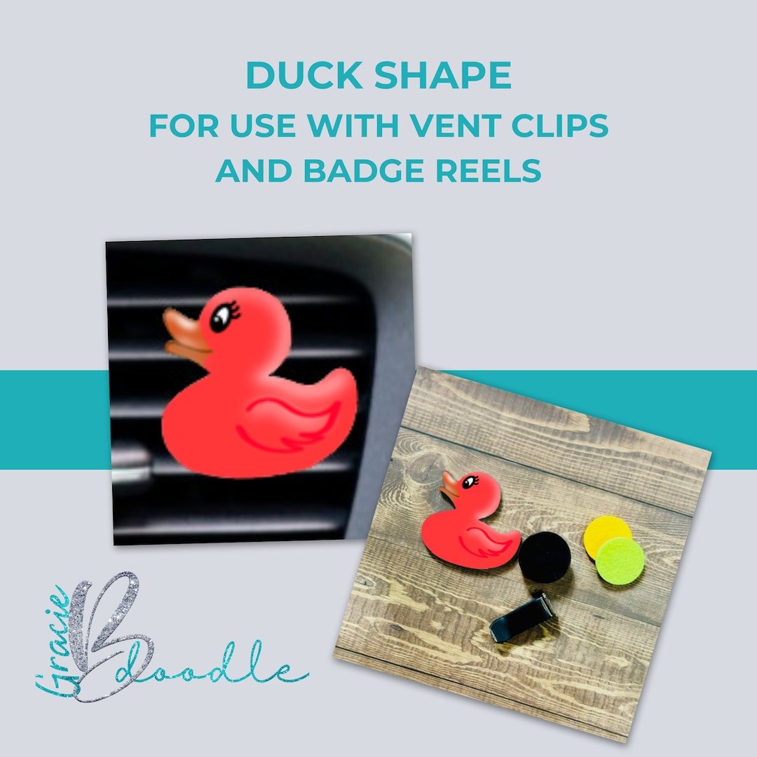 Duck Vent Clips & Badge Reels | Red Duck Design | Sub Template | High ...
