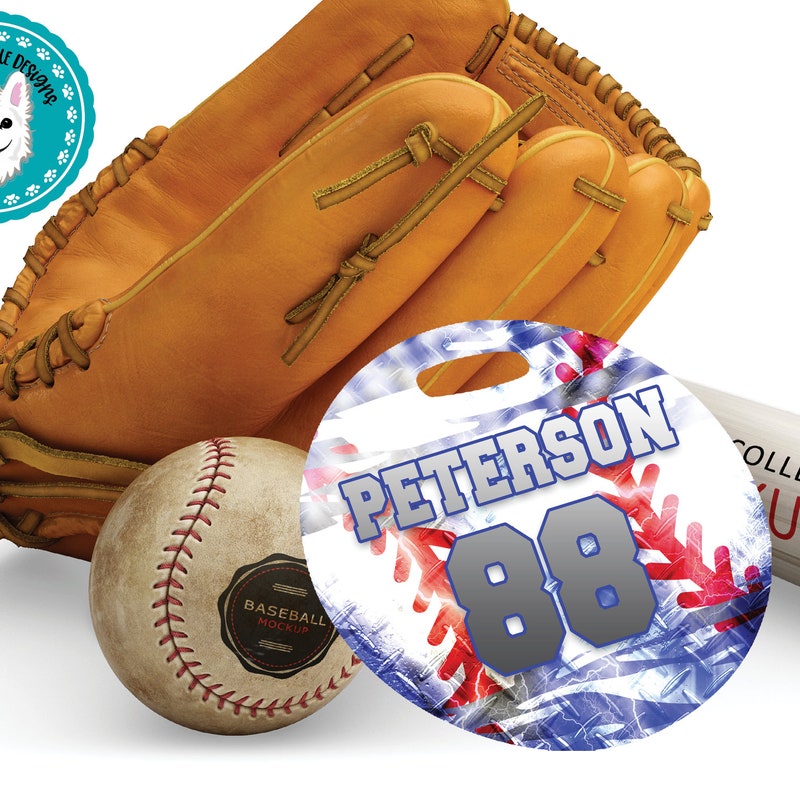 Baseball Bag Tag - Etsy