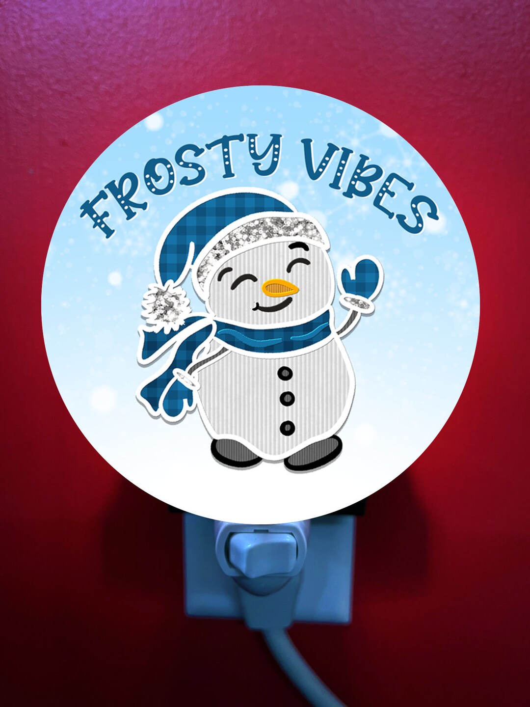 Frosty Vibes Snowman Digital Element | Sublimation | Digital Printing ...