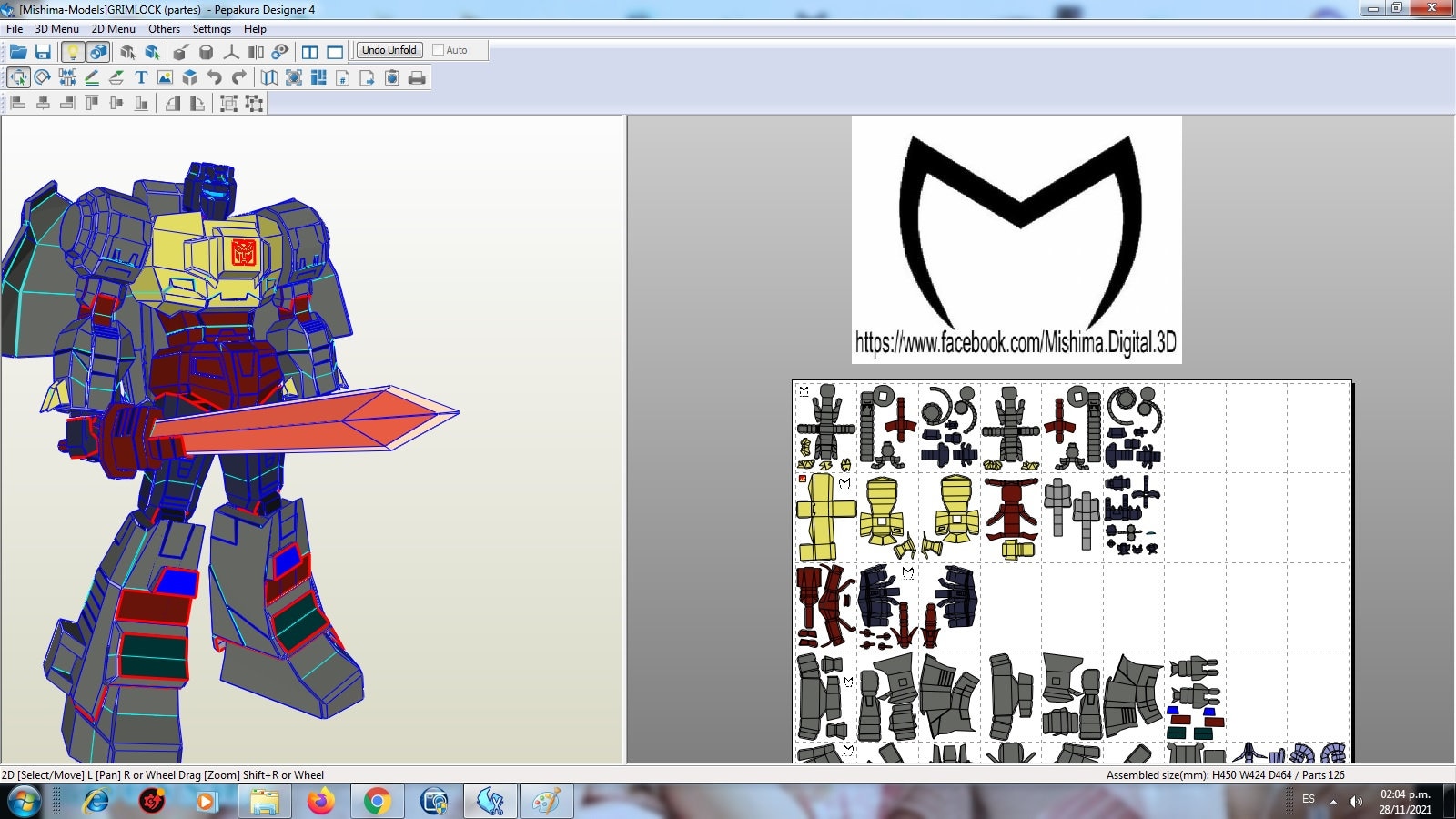 Papercraft Transformers Grimlock - Etsy