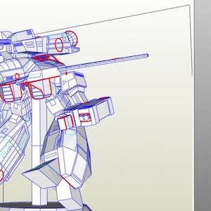 Robotech Macross Varitech Vf-1s Mod Guardian Papercraft Model - Etsy