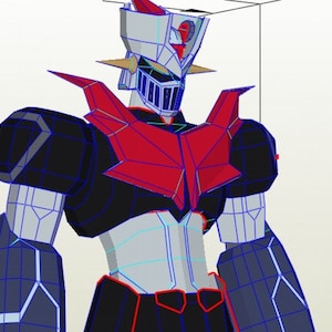 Mazinger Z Papercraft Model - Etsy