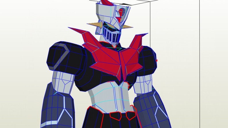 Mazinger Z Papercraft Model - Etsy