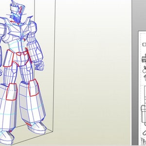 Mazinger Z Papercraft Model - Etsy