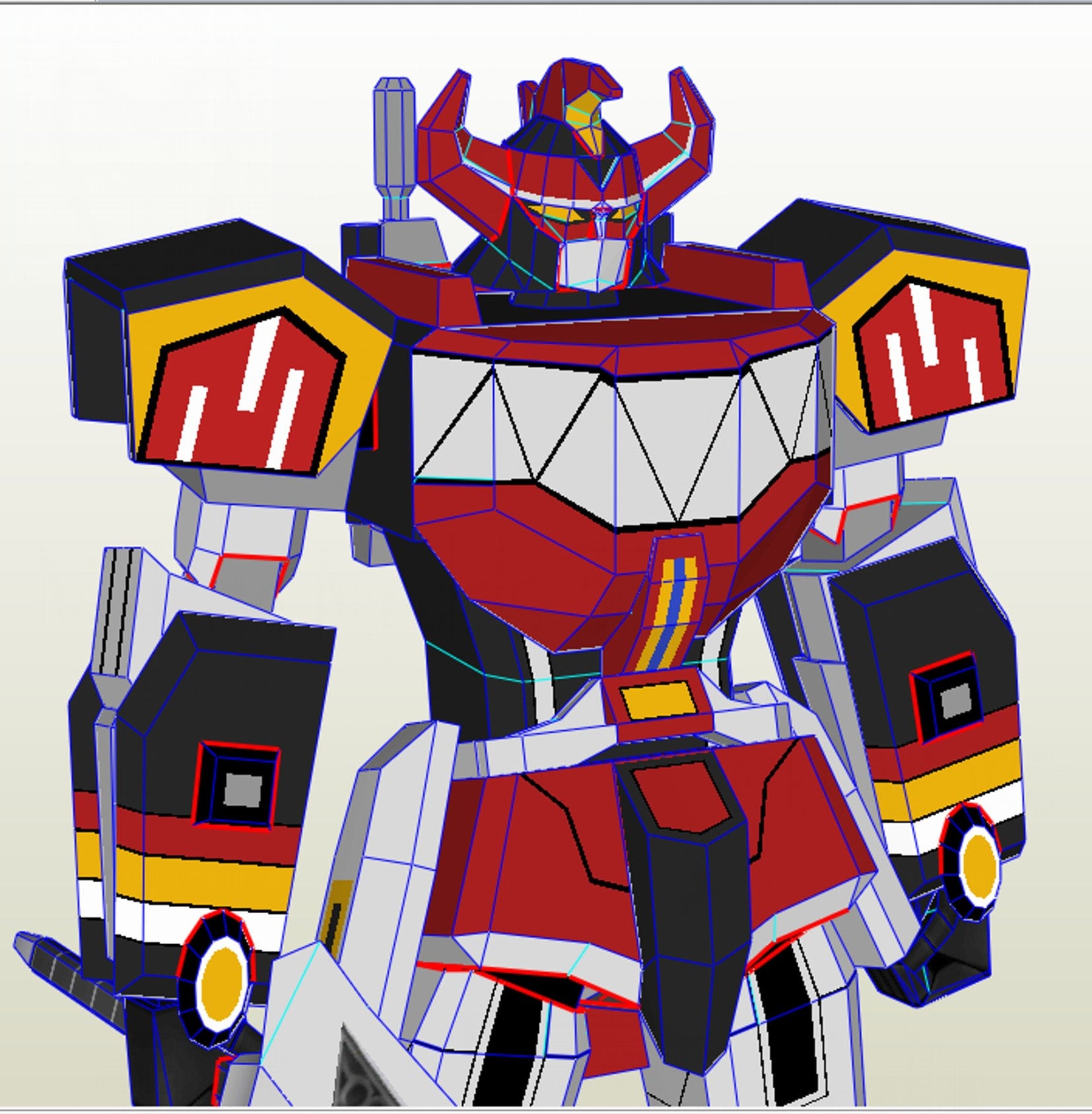 Papercraft Power Ranger Megazord pdo pdf - Etsy México
