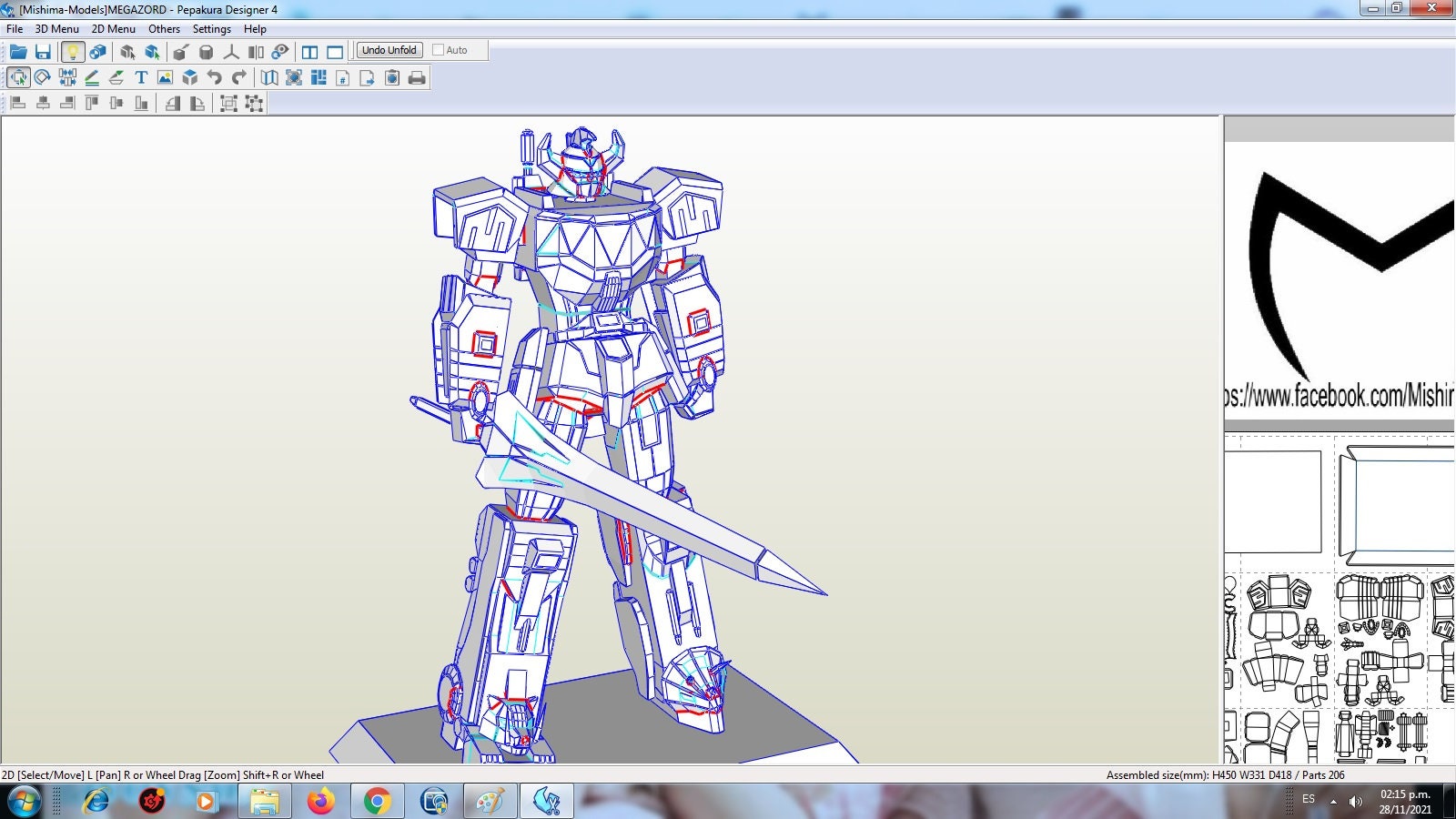 Papercraft Power Ranger Megazord pdo pdf - Etsy México