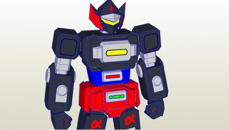 Albegas Mecha Papercraft - Etsy