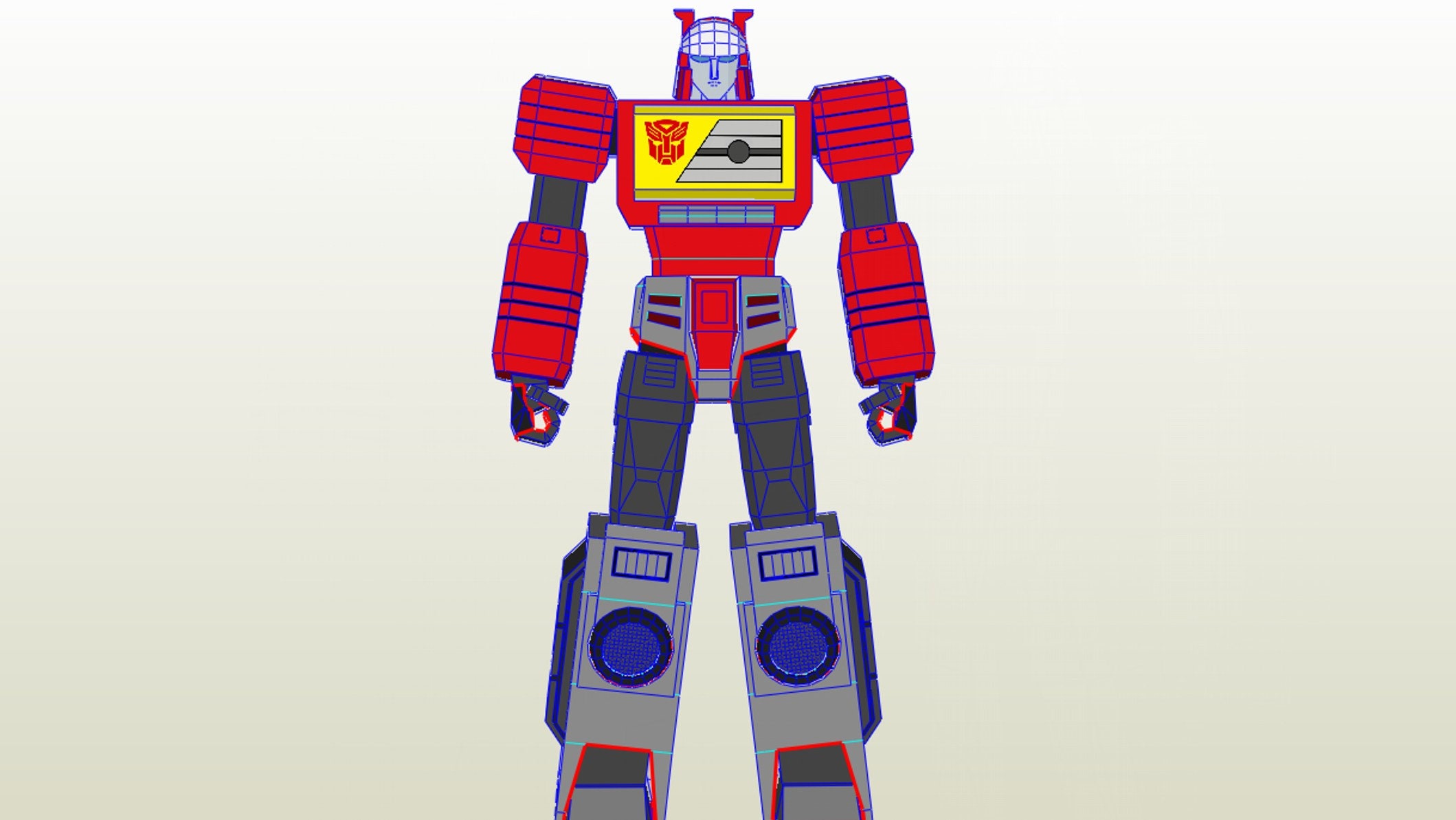 Papercraft Transformers Blaster Pdo Pdf - Etsy