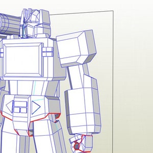 Papercraft Transformers Soundwave G1 - Etsy