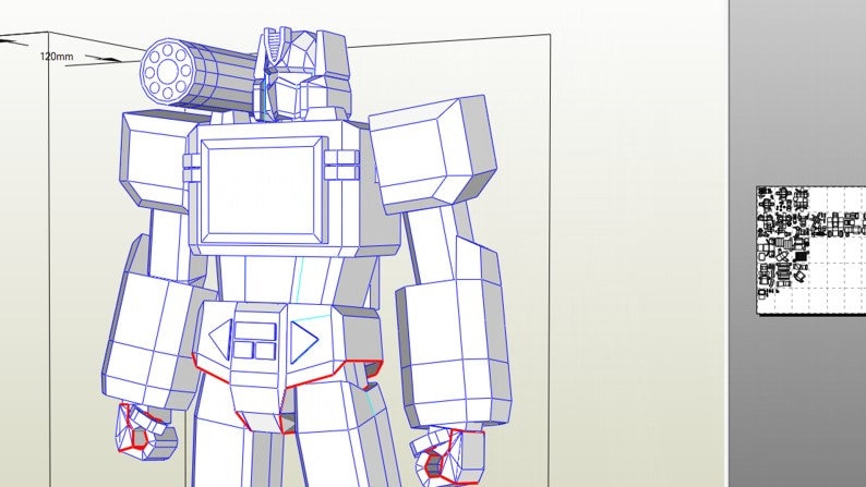 Papercraft Transformers Soundwave G1 - Etsy