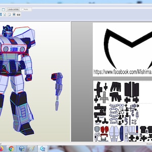 Papercraft Transformers Jazz pdo pdf - Etsy México