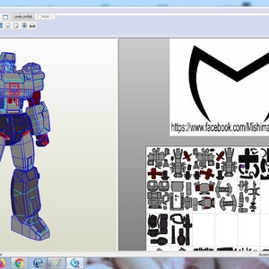 Papercraft Transformers Megatron Pdo Pdf - Etsy