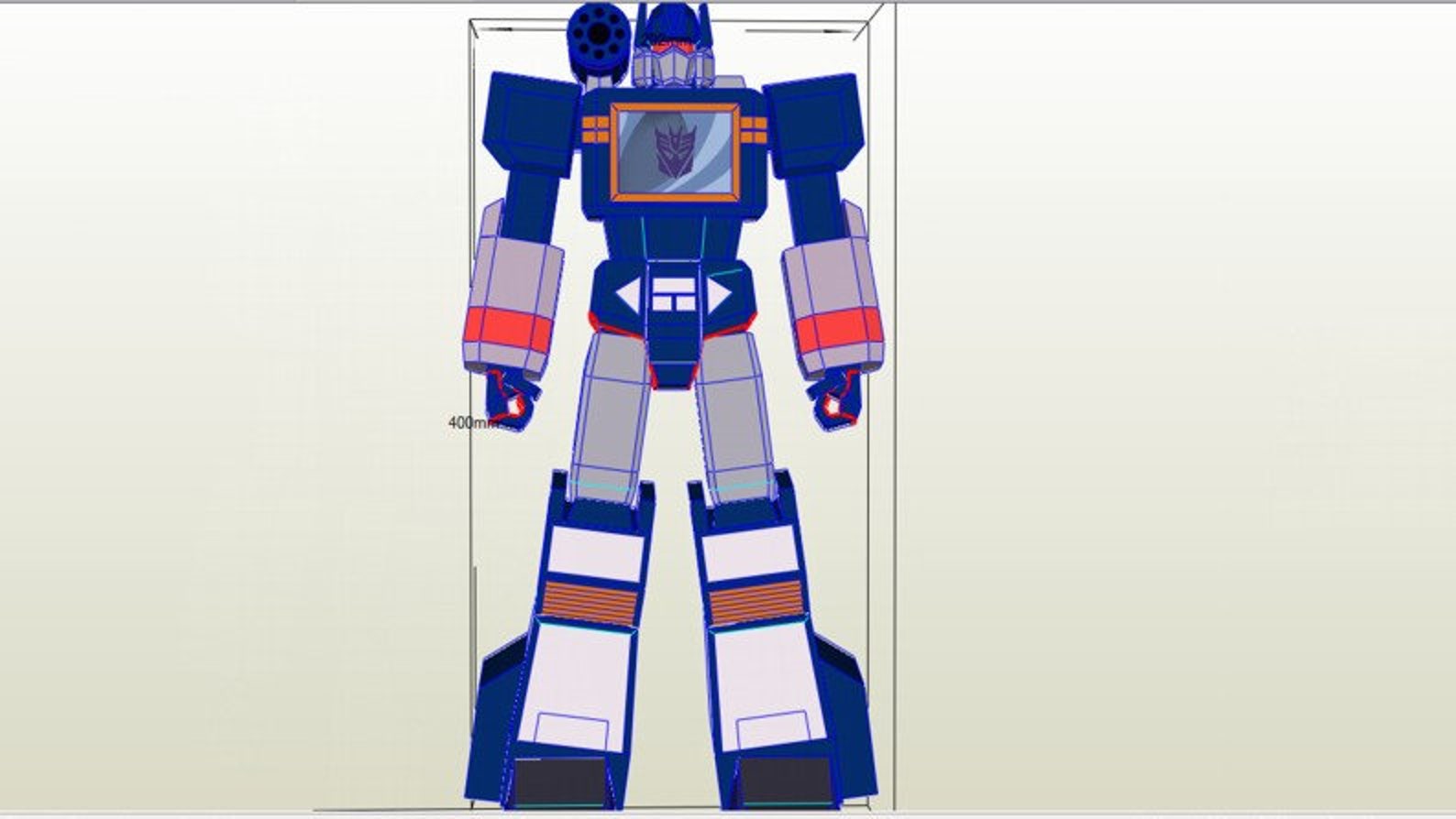 Papercraft Transformers Soundwave G1 - Etsy