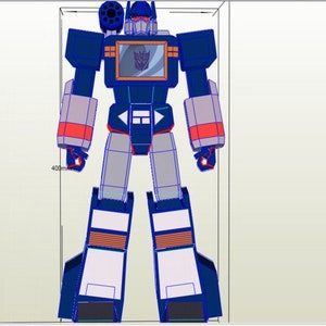 Papercraft Transformers Soundwave G1 - Etsy