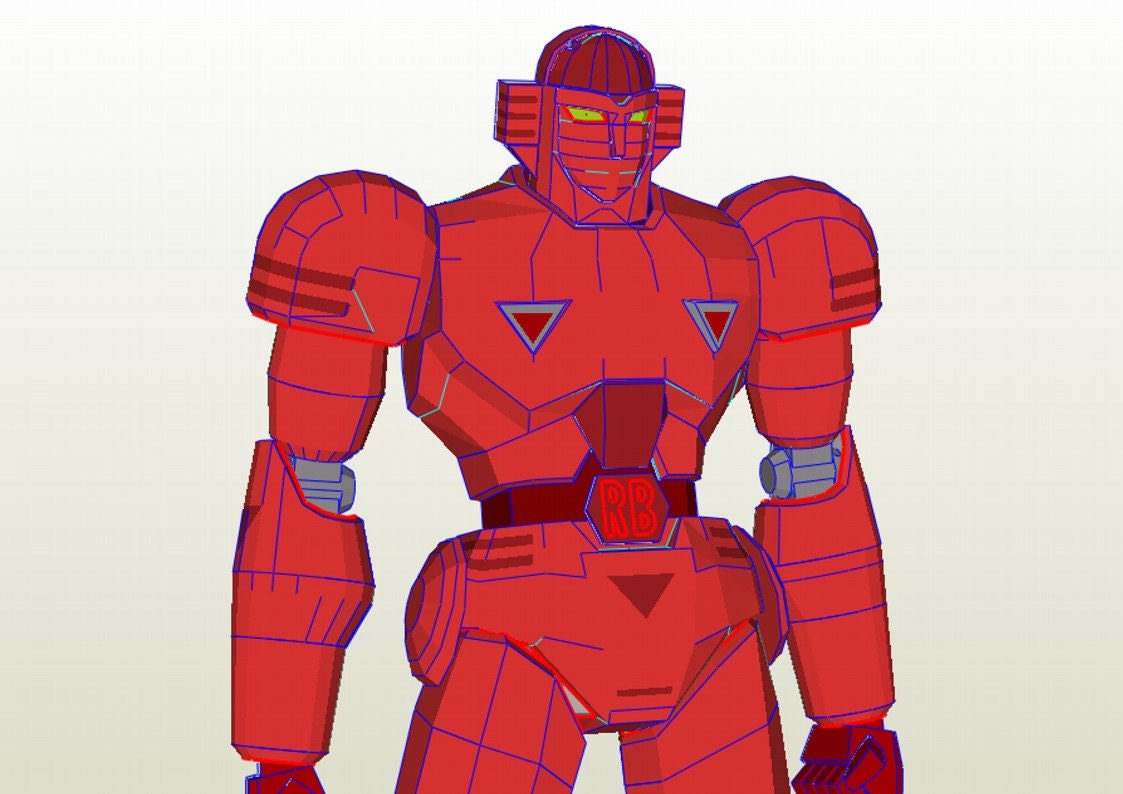 Papercraft pdo pdf Anime Red Baron (baron rojo) - Etsy España