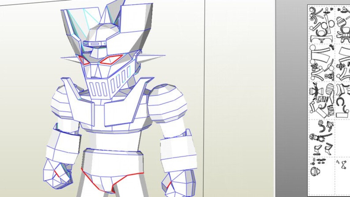 Mazinger Z Model SD - Etsy
