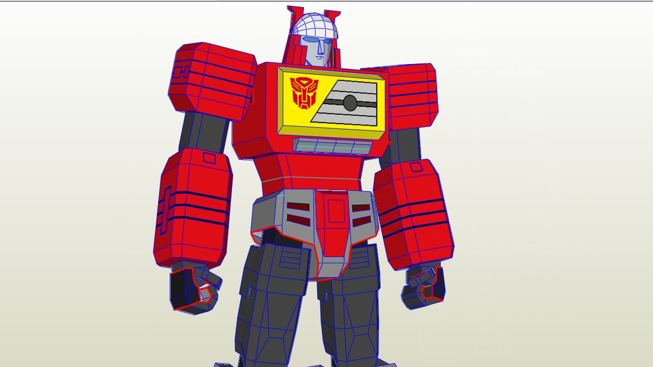 Papercraft Transformers Blaster Pdo Pdf - Etsy