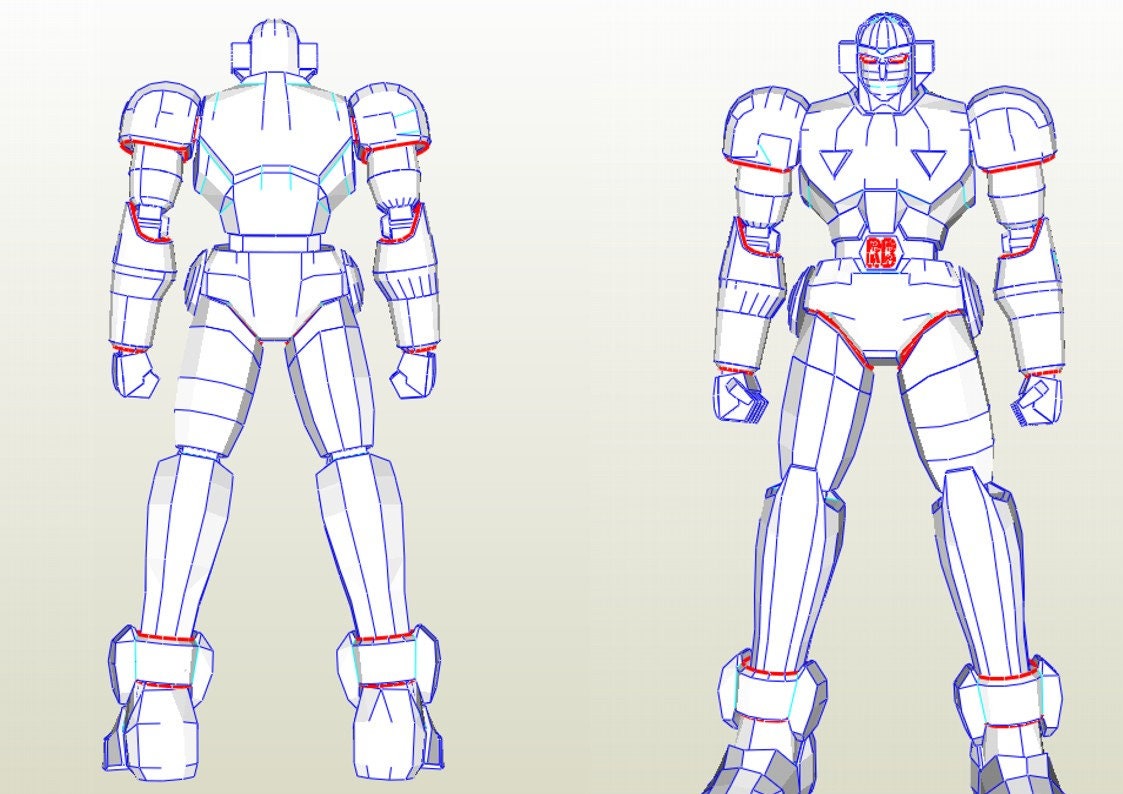 Papercraft pdo pdf Anime Red Baron (baron rojo) - Etsy España