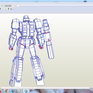 Papercraft Transformers Megatron Pdo Pdf - Etsy