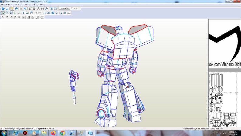 Papercraft Transformers Jazz Pdo Pdf - Etsy