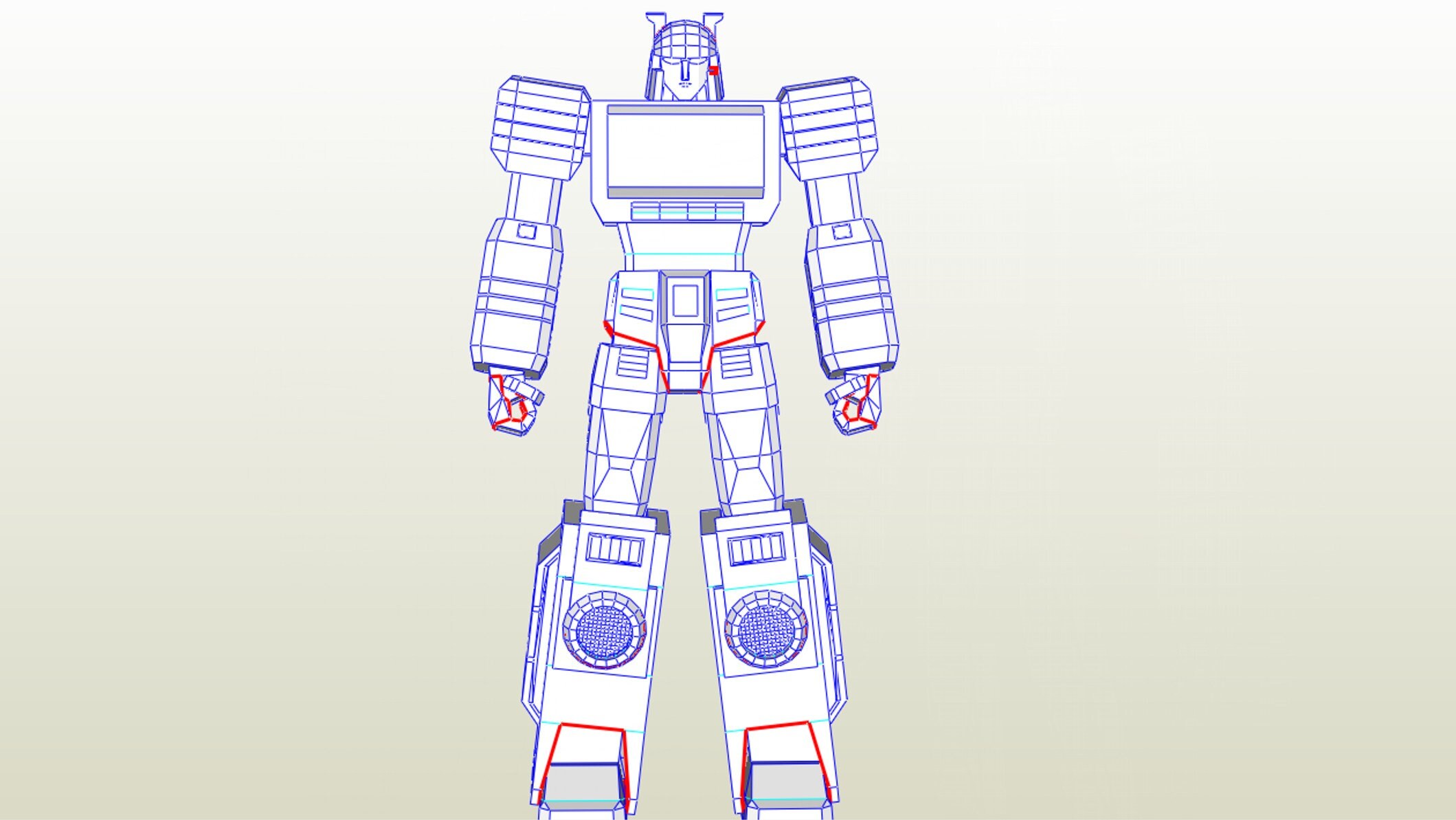 Papercraft Transformers Blaster Pdo Pdf - Etsy