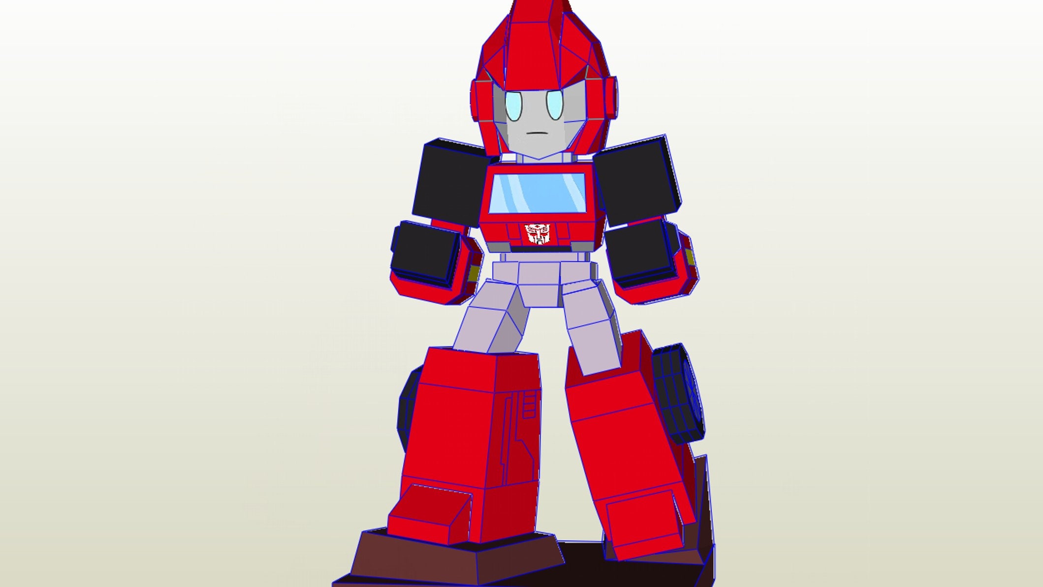 Transformers SD Papercraft Bumblebee Sd - Ironhide Sd - Shockwave Sd ...