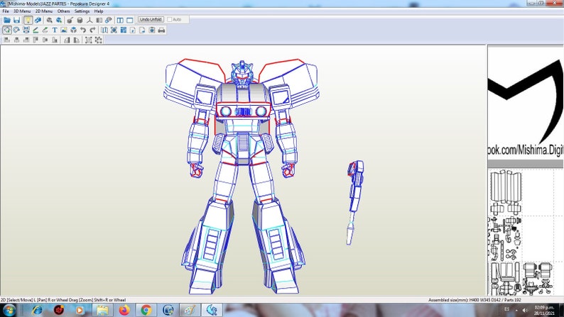 Papercraft Transformers Jazz Pdo Pdf - Etsy