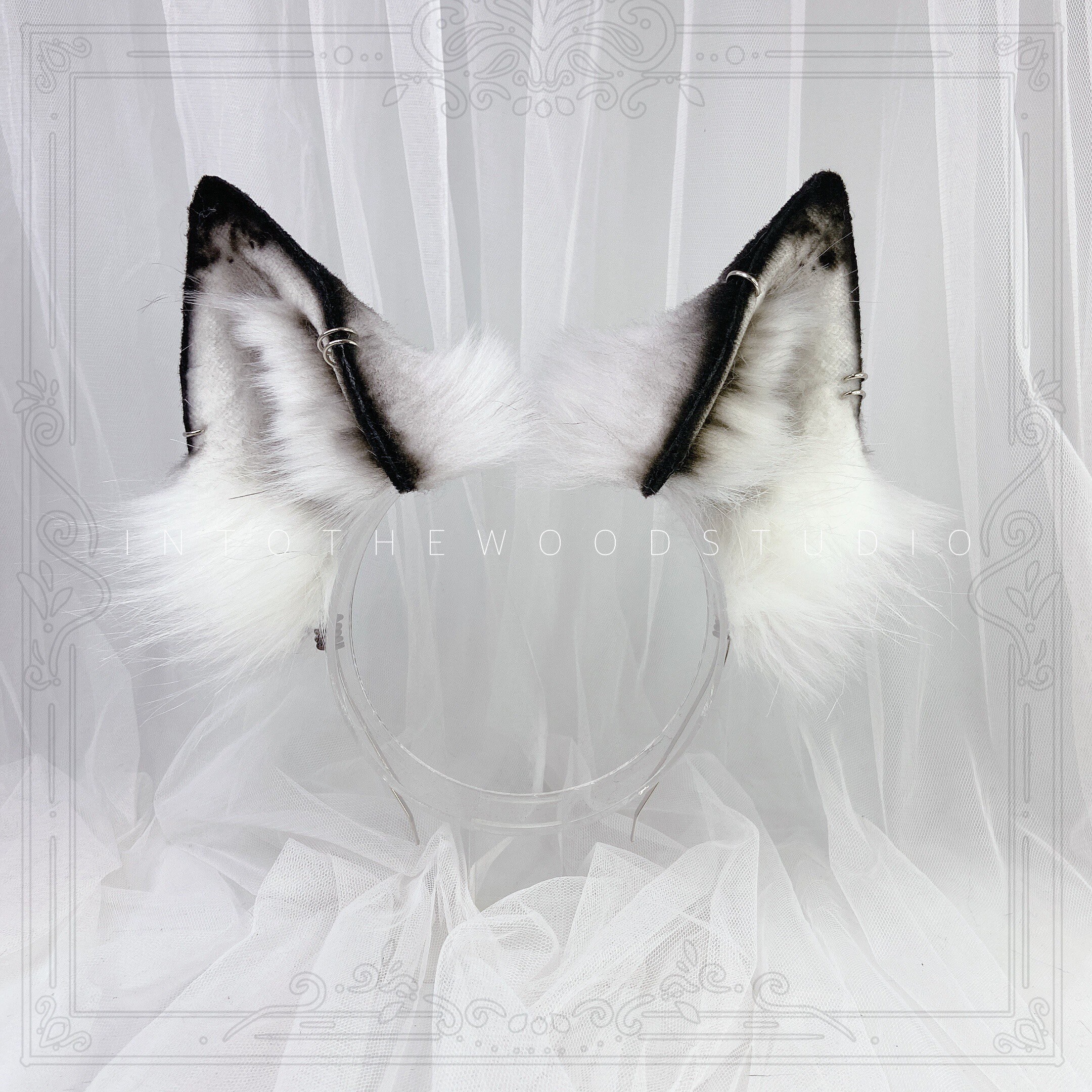 FOX EARS : Light Grey | Etsy