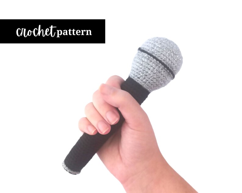 Microphone Prop Amigurumi Crochet Pattern English Only - Etsy