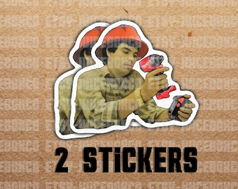 Concrete Finisher 16 Pcs Sticker Pack Laminated Vinyl Waterproof ...