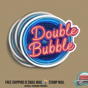 Double Bubble Sticker or Magnet - Etsy
