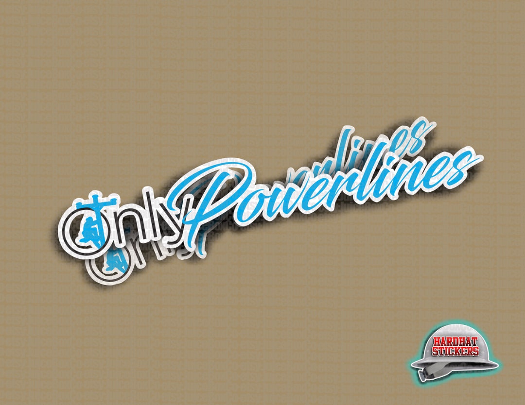 Only Powerlines Stickers / Magnets - Etsy