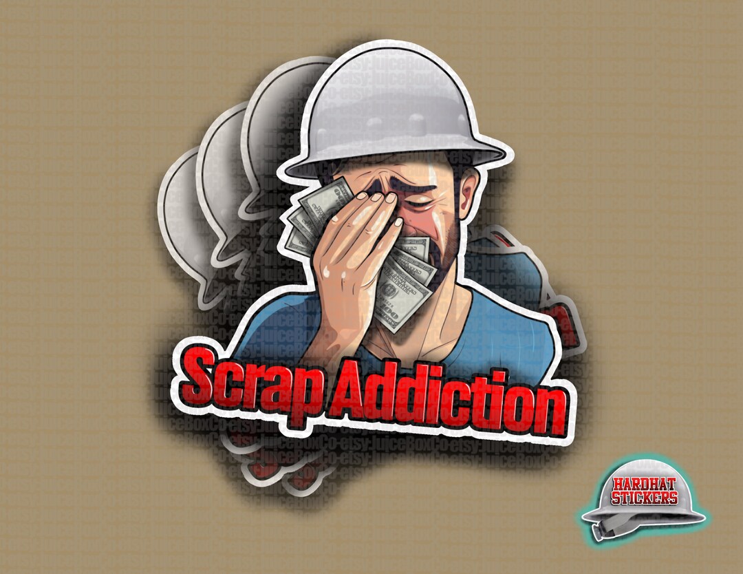 Scrap Addiction Sticker - Etsy