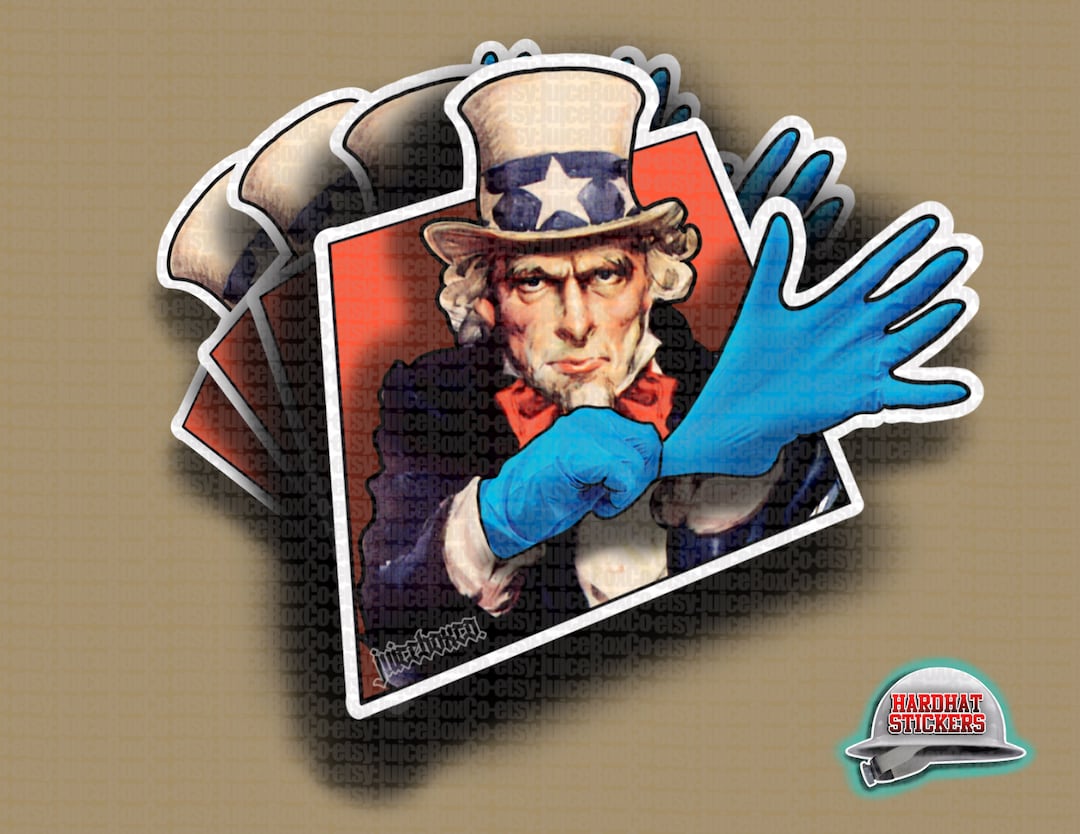 Uncle Sam Sticker - Etsy