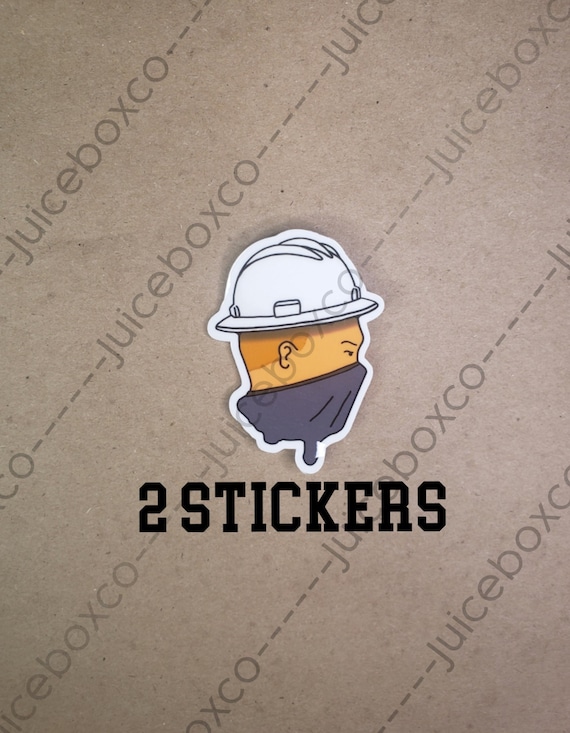 Construction Worker Stickers.bh | Etsy