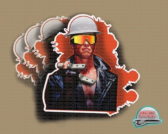 SUPER FUNNY PACK40 Hard Hat Stickers Toolbox Decals, Hardhat Sticker ...