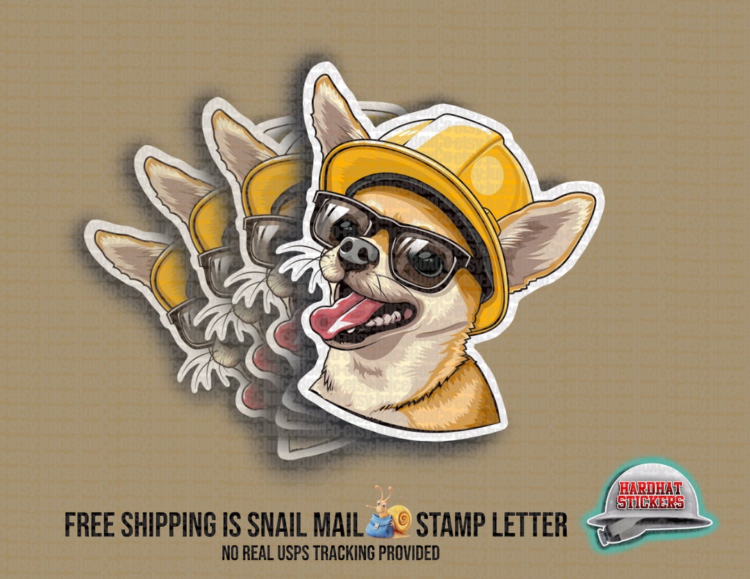 Working Chihuahua Sticker - Etsy